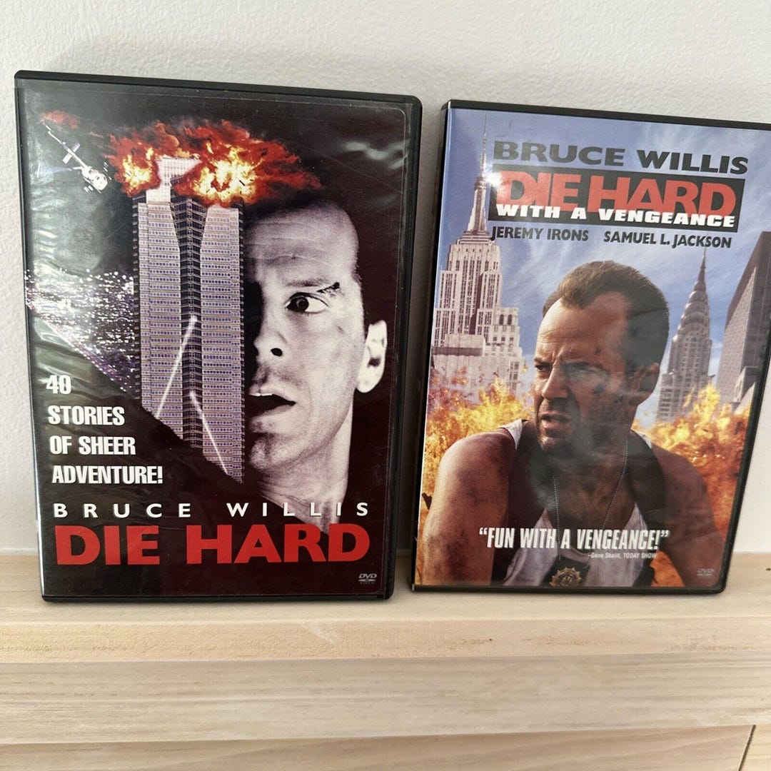 Die Hard DVD Movie Lot of 2 Die Hard and Die Hard With A Vengeance ...