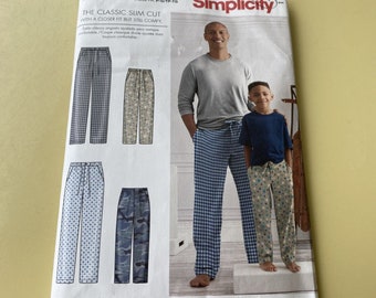 Boys' and Men's Slim Fit Lounge Pants Simplicity - Etsy