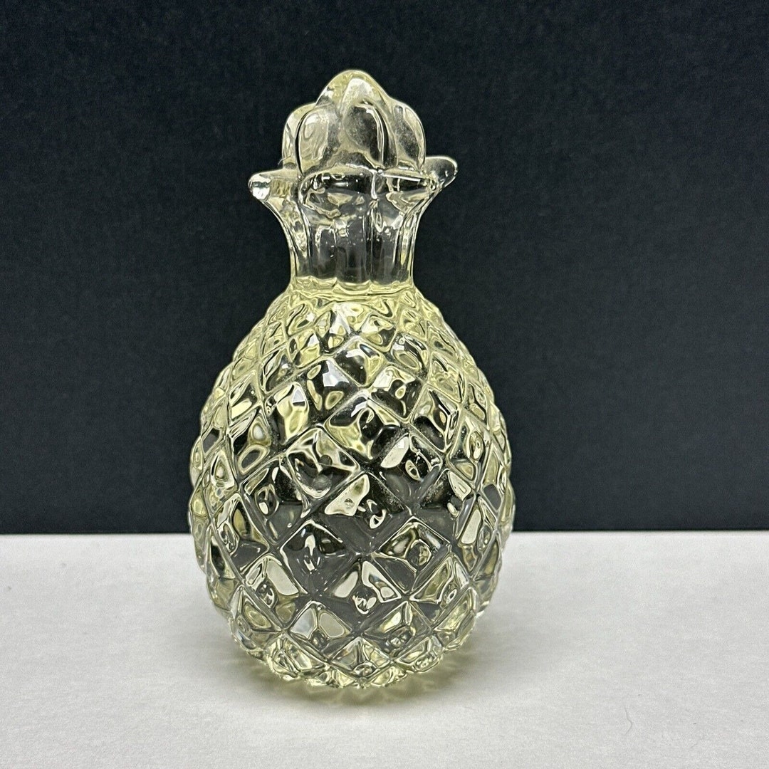 Yellow Glass Pinapple Paperweight Vintage 4 in X 2 1/4 Inch 13 Oz ...