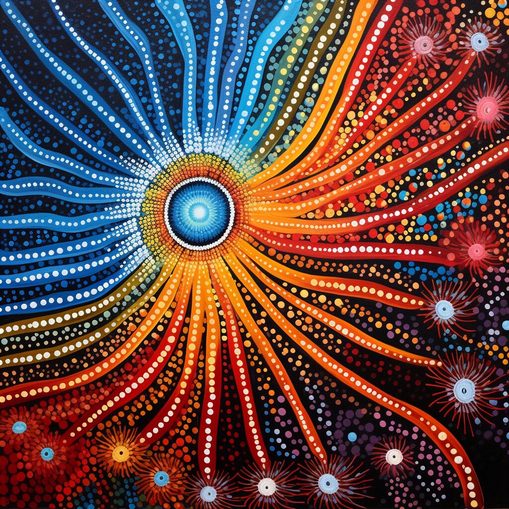 Aboriginal Wall Decor, Aboriginal Digital Art, Australian Aboriginal ...