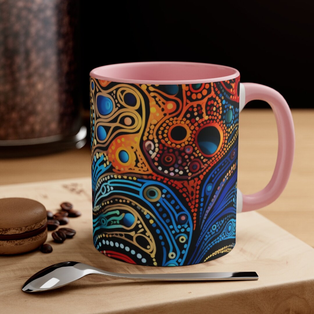 Aboriginal Art Coffee Mug - Etsy