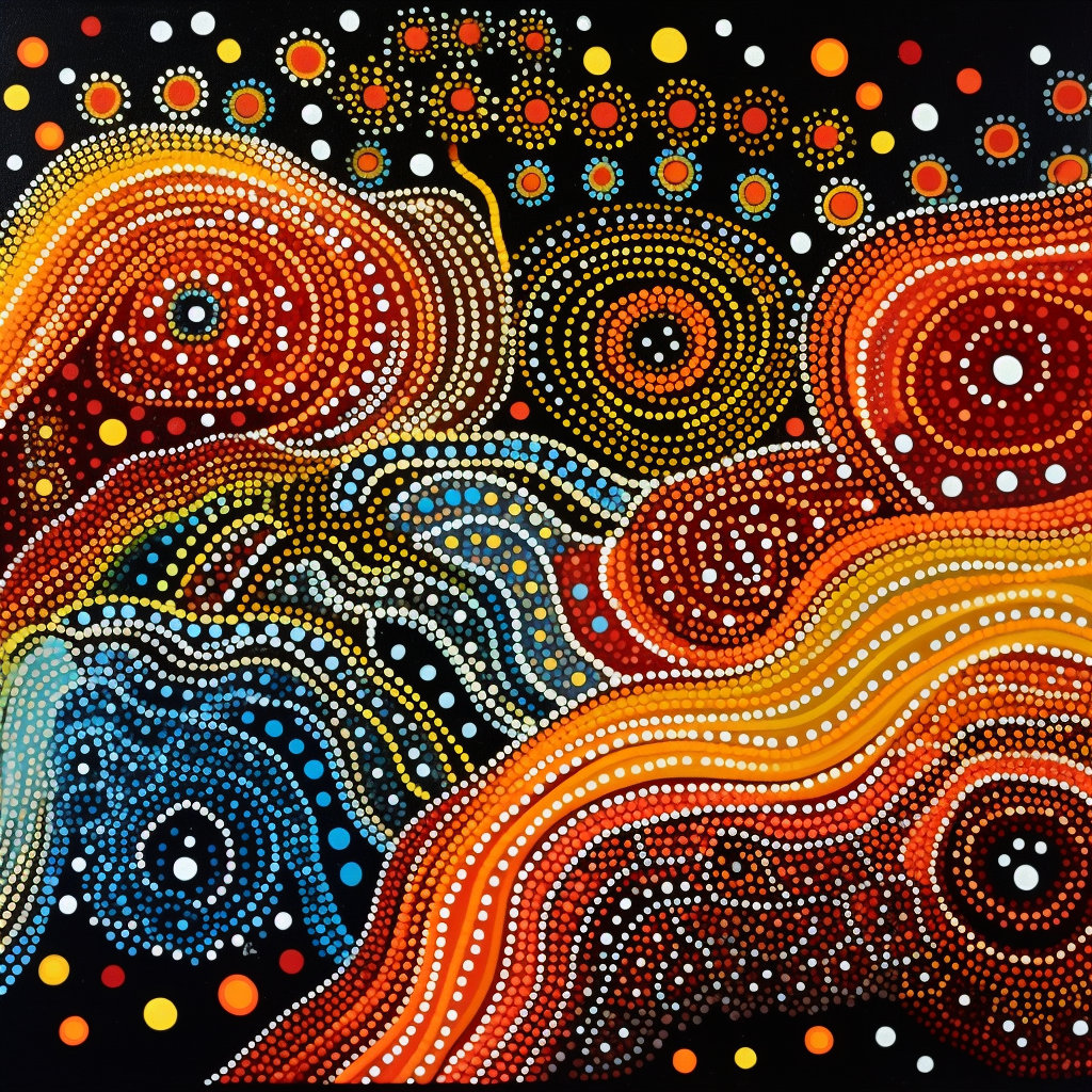 Aboriginal Wall Decor, Aboriginal Digital Art, Australian Aboriginal ...