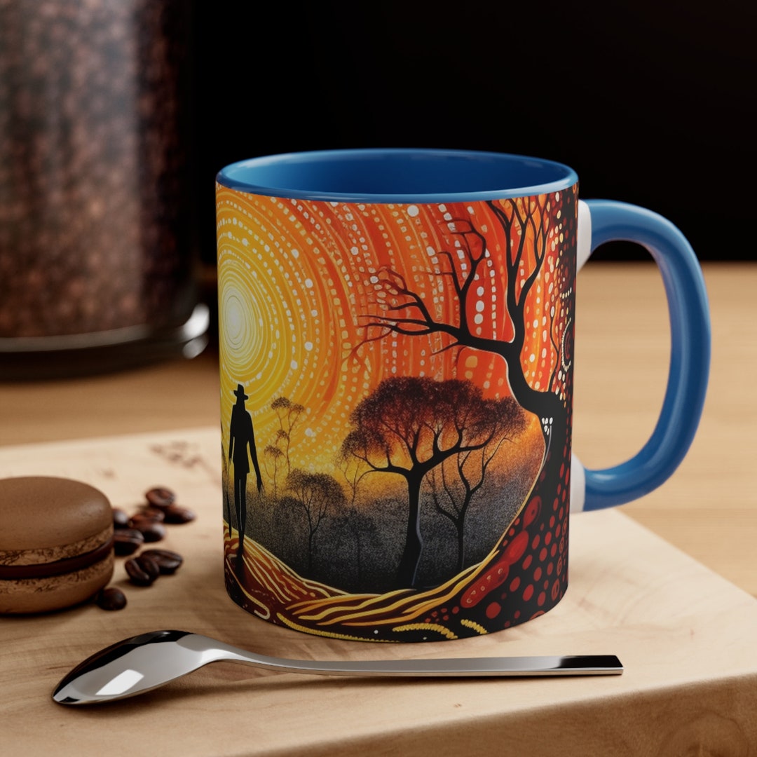 Aboriginal Art Coffee Mug - Etsy