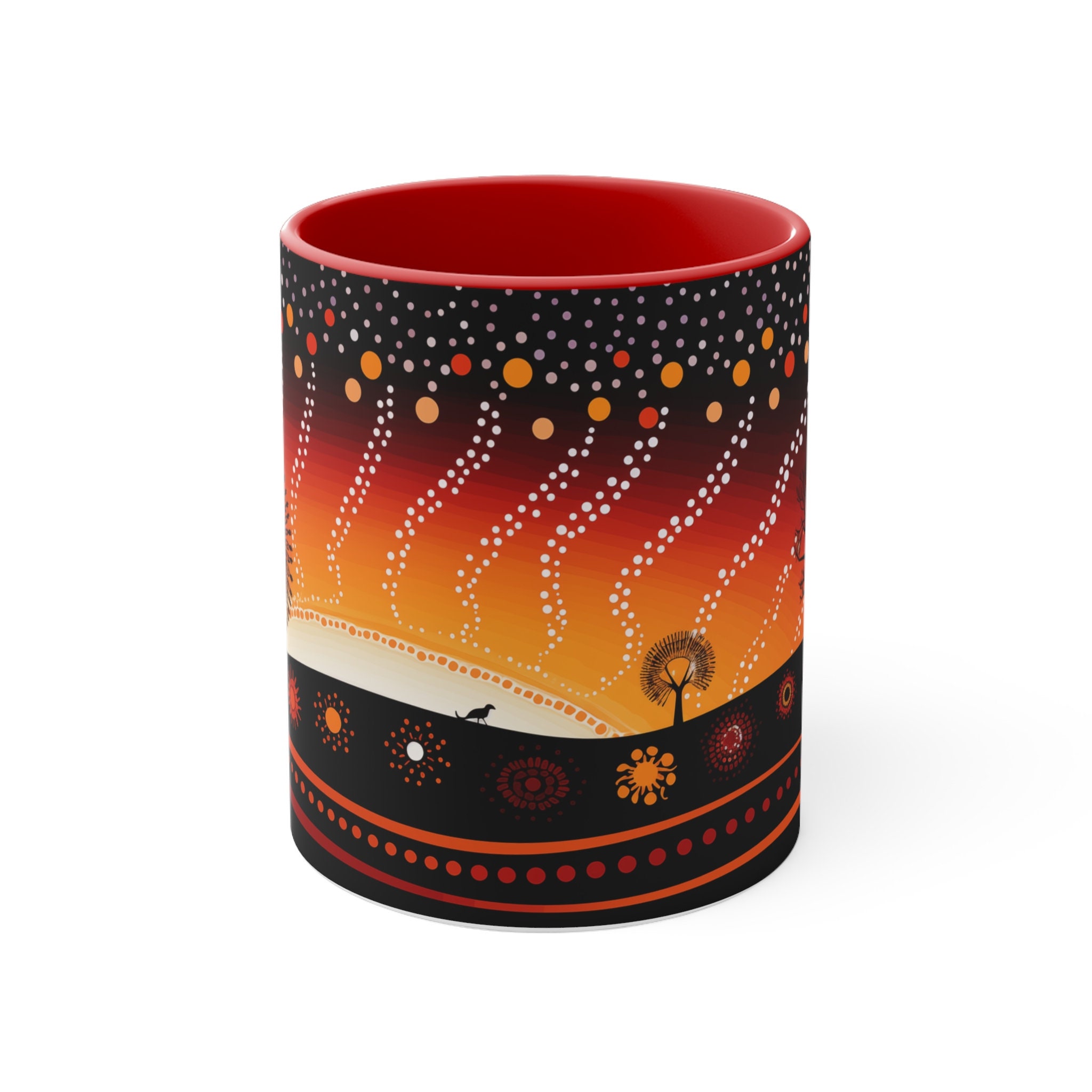 Aboriginal Style Glossy Mug for Coffee Time Art Giftable Mugs - Etsy