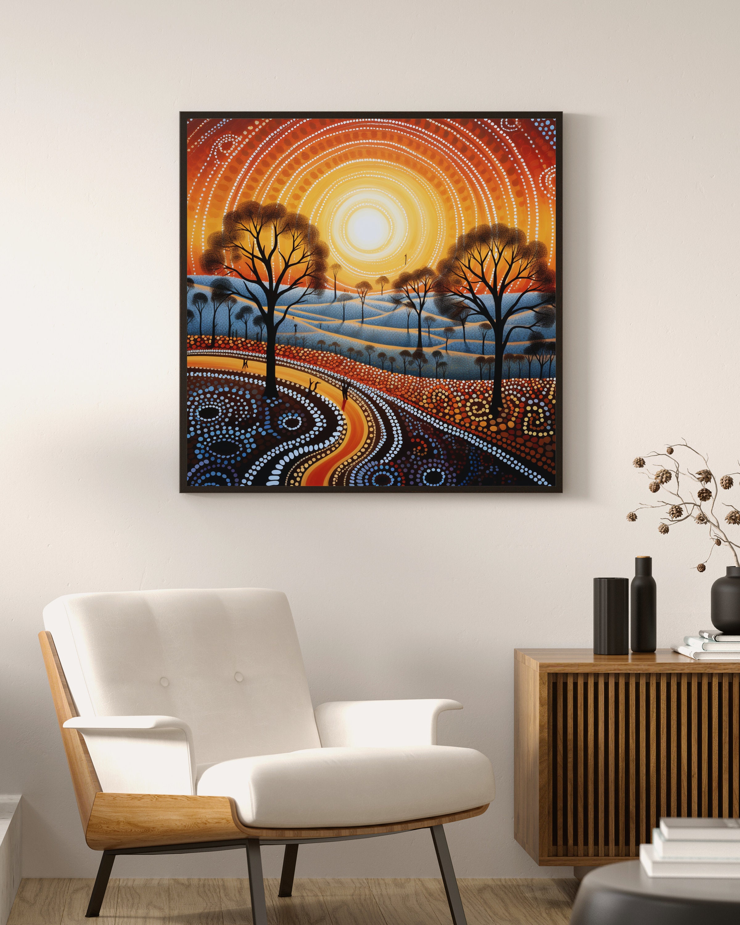 Aboriginal Wall Decor, Aboriginal Digital Art, Australian Aboriginal ...
