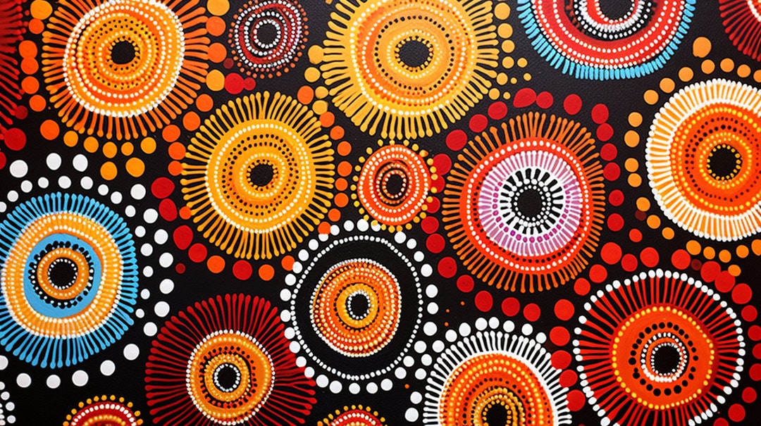 Aboriginal Wall Decor, Aboriginal Digital Art, Australian Aboriginal ...