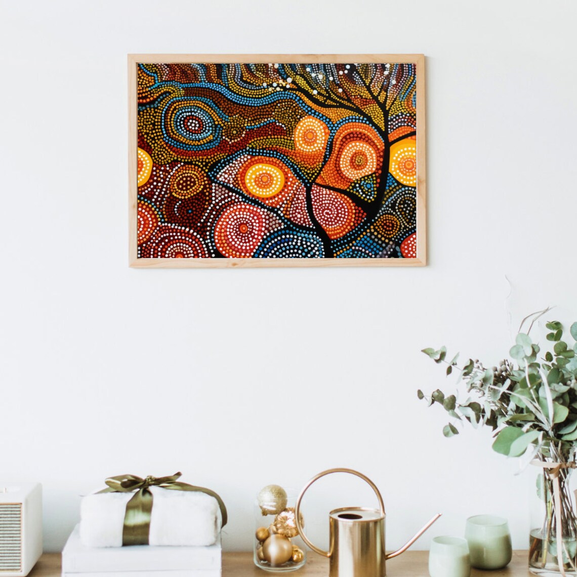Aboriginal Wall Decor, Aboriginal Digital Art, Australian Aboriginal ...