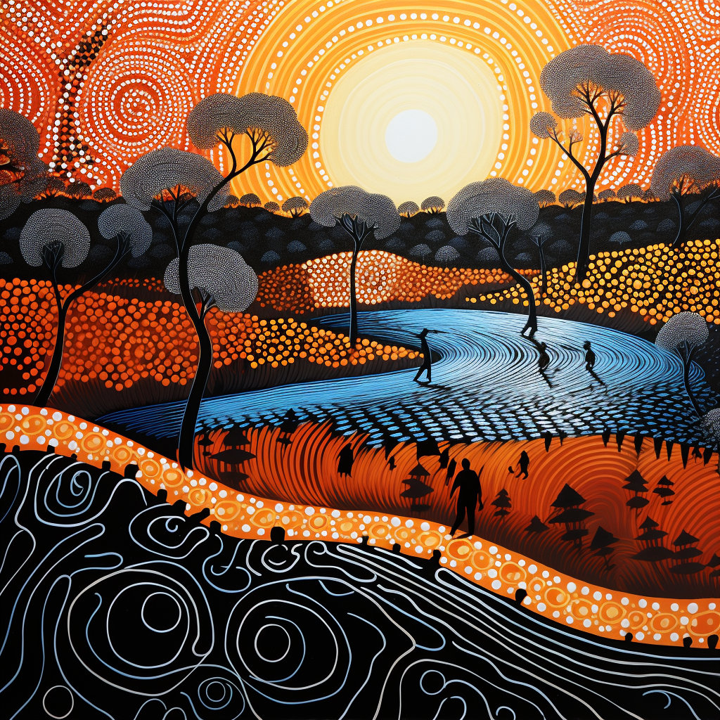 Aboriginal Wall Decor, Aboriginal Digital Art, Australian Aboriginal ...