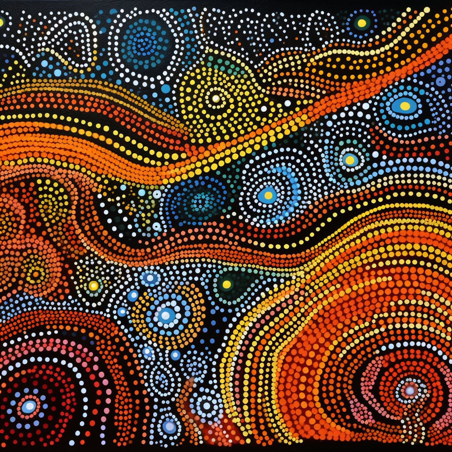 Aboriginal Wall Decor, Aboriginal Digital Art, Australian Aboriginal ...