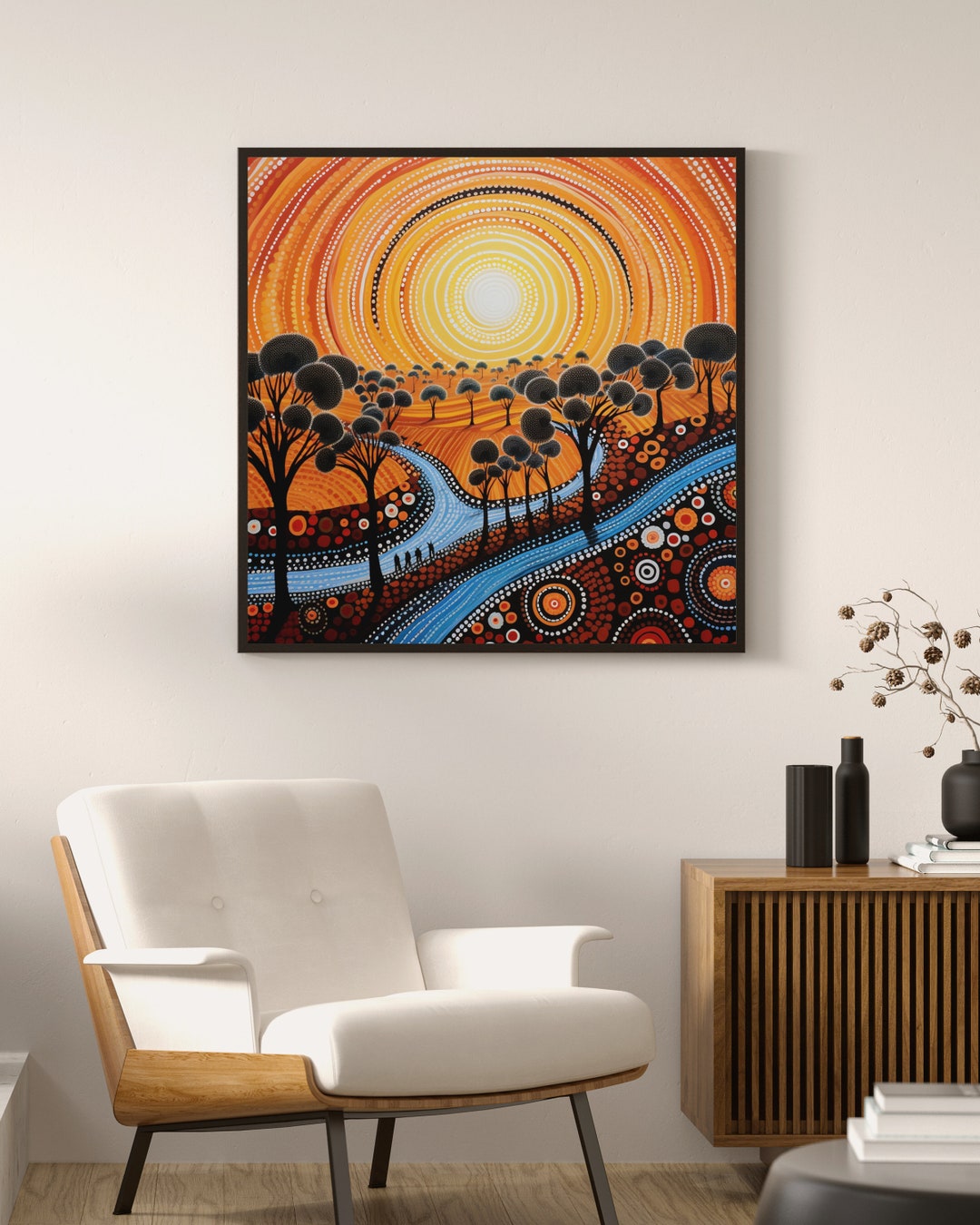 Aboriginal Wall Decor, Aboriginal Digital Art, Australian Aboriginal ...