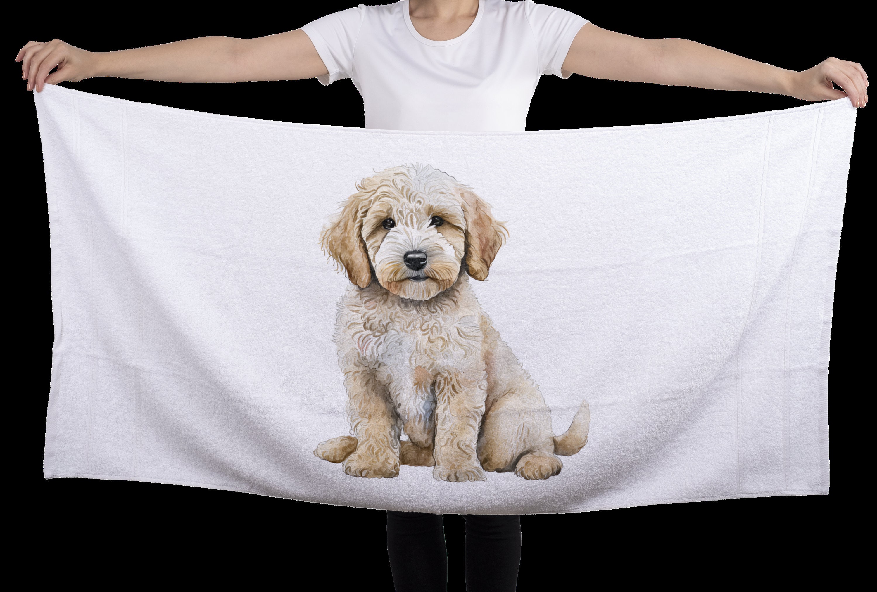 Goldendoodle Clipart Dog PNG Golden Doodle PNG Cute Dog Clipart Nursery ...