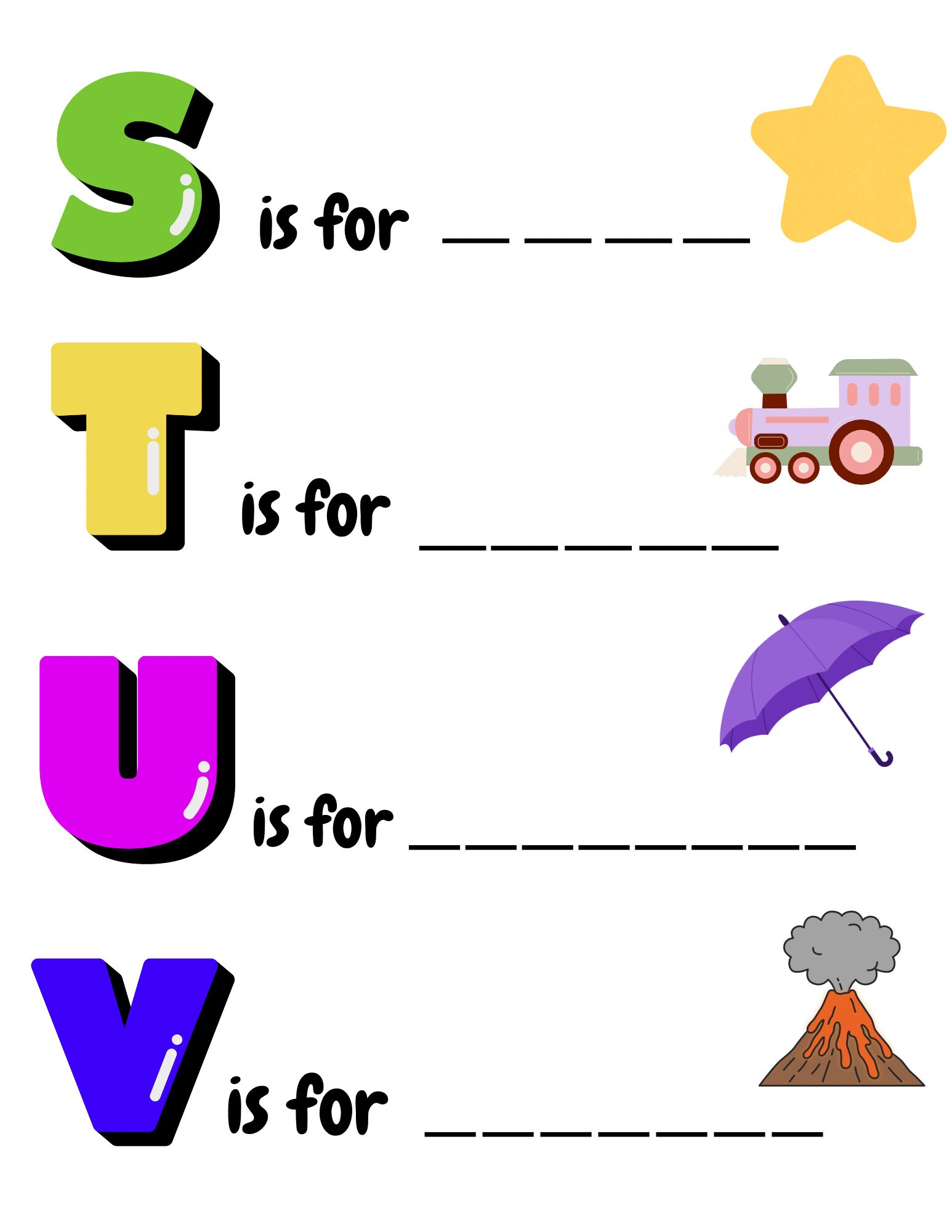 Colorful Alphabet Worksheets - Etsy