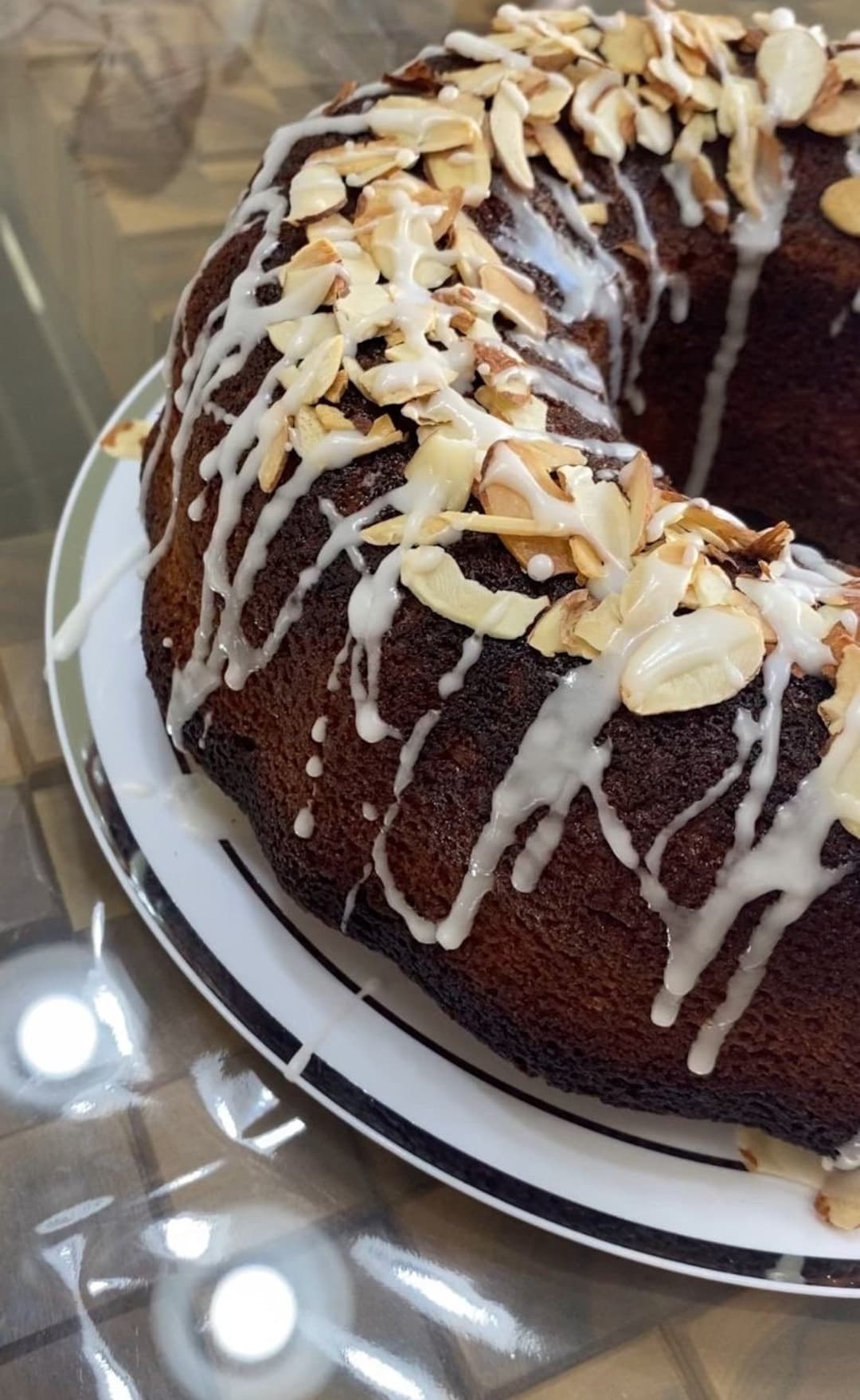 Homemade Moist Kosher Amaretto Cake With Toasted Almonds dairy-free - Etsy