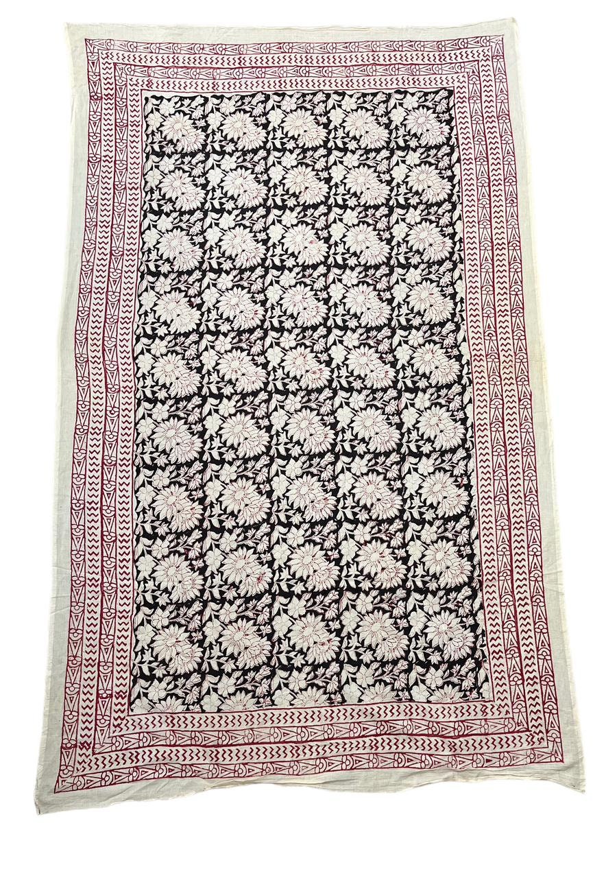Hand Block Printed Sarong,scarf,pareo,beach Wrap Up,made With Vegetable ...
