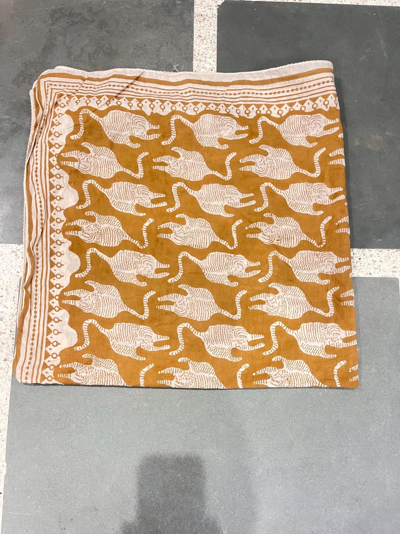 Hand Block Printed Square Scarf-face Cover-hijab-head Cover-head Scarf ...