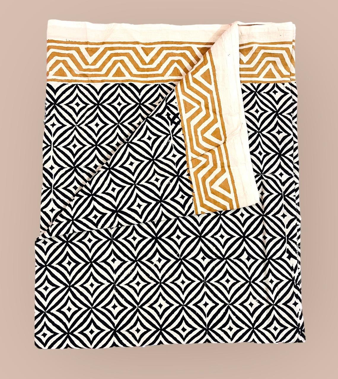 Hand Block Printed Sarong,scarf,pareo,beach Wrap Up,made With Vegetable ...