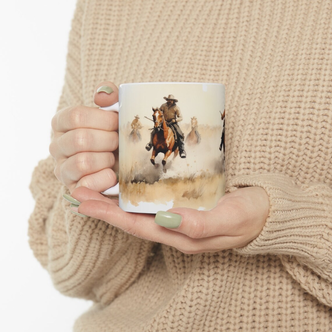 Cowboy Coffee Cup, Western Style Cup, Rustic Decor - Etsy