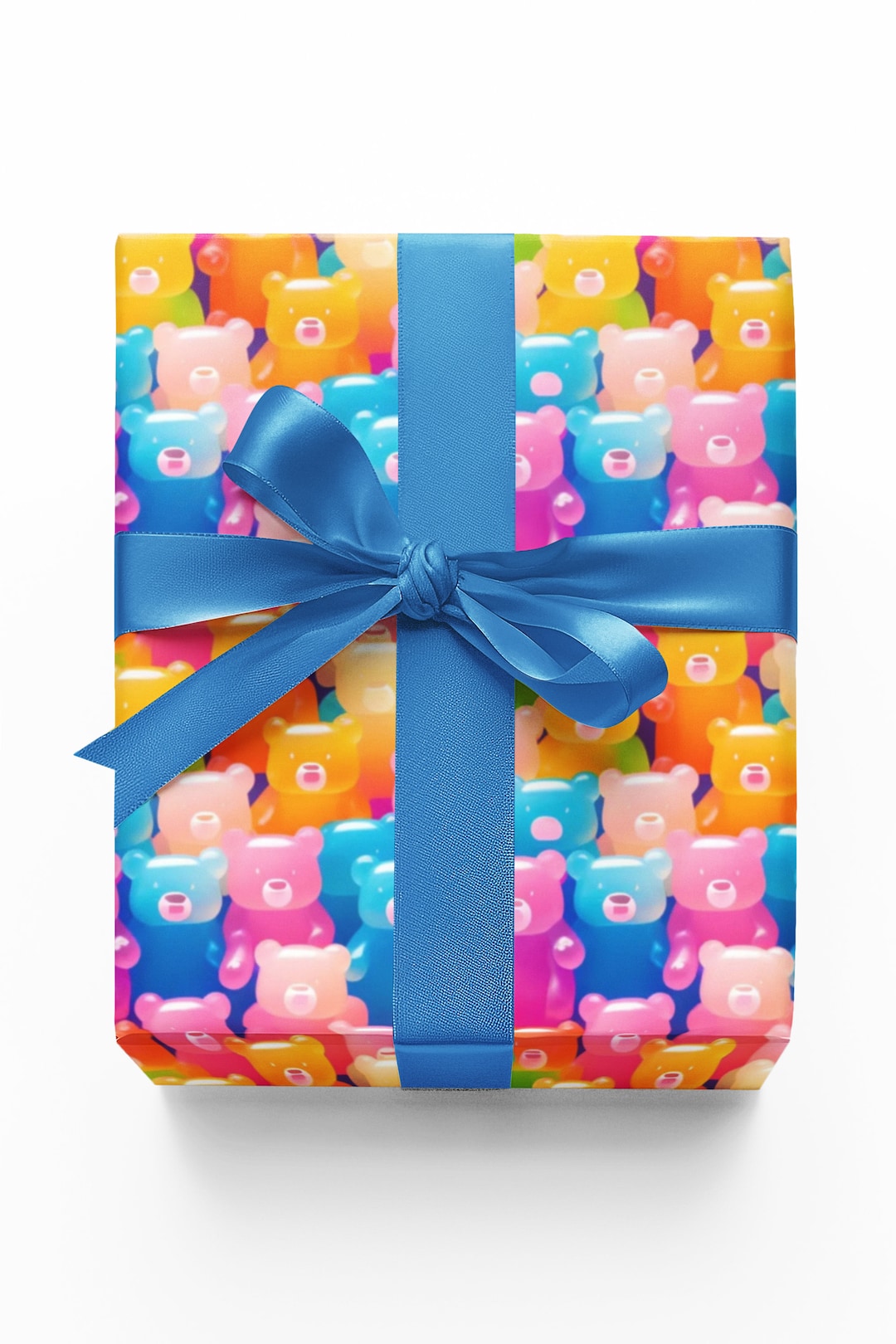 Sugar Rush Delight: Colorful Gummy Bears Wrapping Paper Rolls 24 X 36 ...
