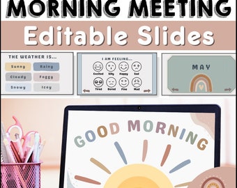 November Morning Meeting Slides. Upper Elementary Morning - Etsy