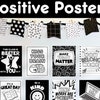 Editable Classroom Color Posters With Black & White Boho Dalmatian Dots ...