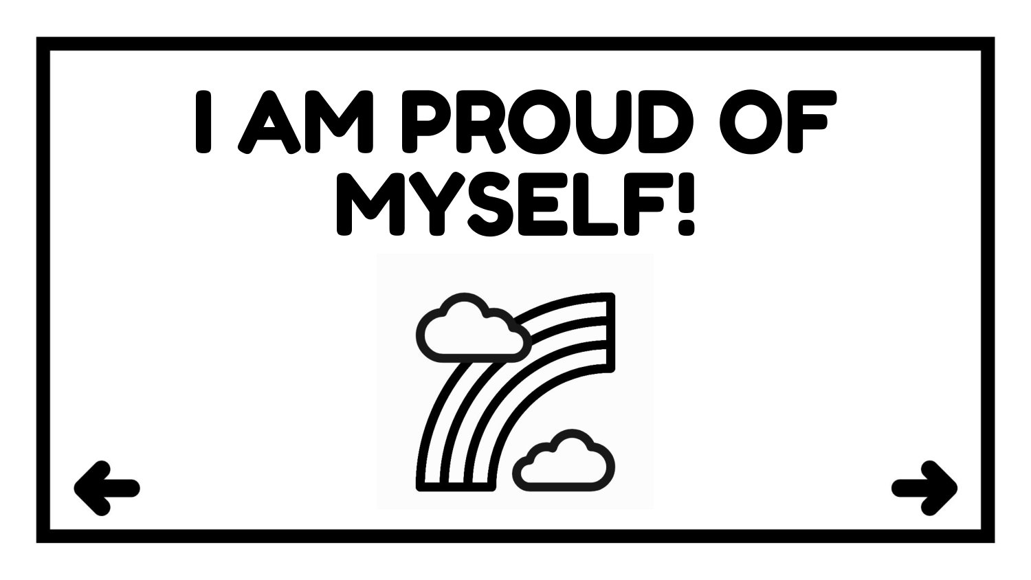 Animated Daily Affirmation Slides for Morning Meeting | Editable Google ...