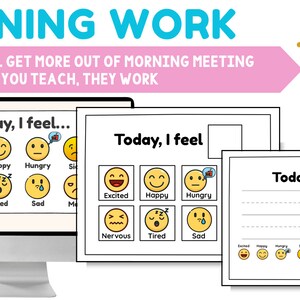 Morning Work for Special Education | Printable + Digital | Calendar ...