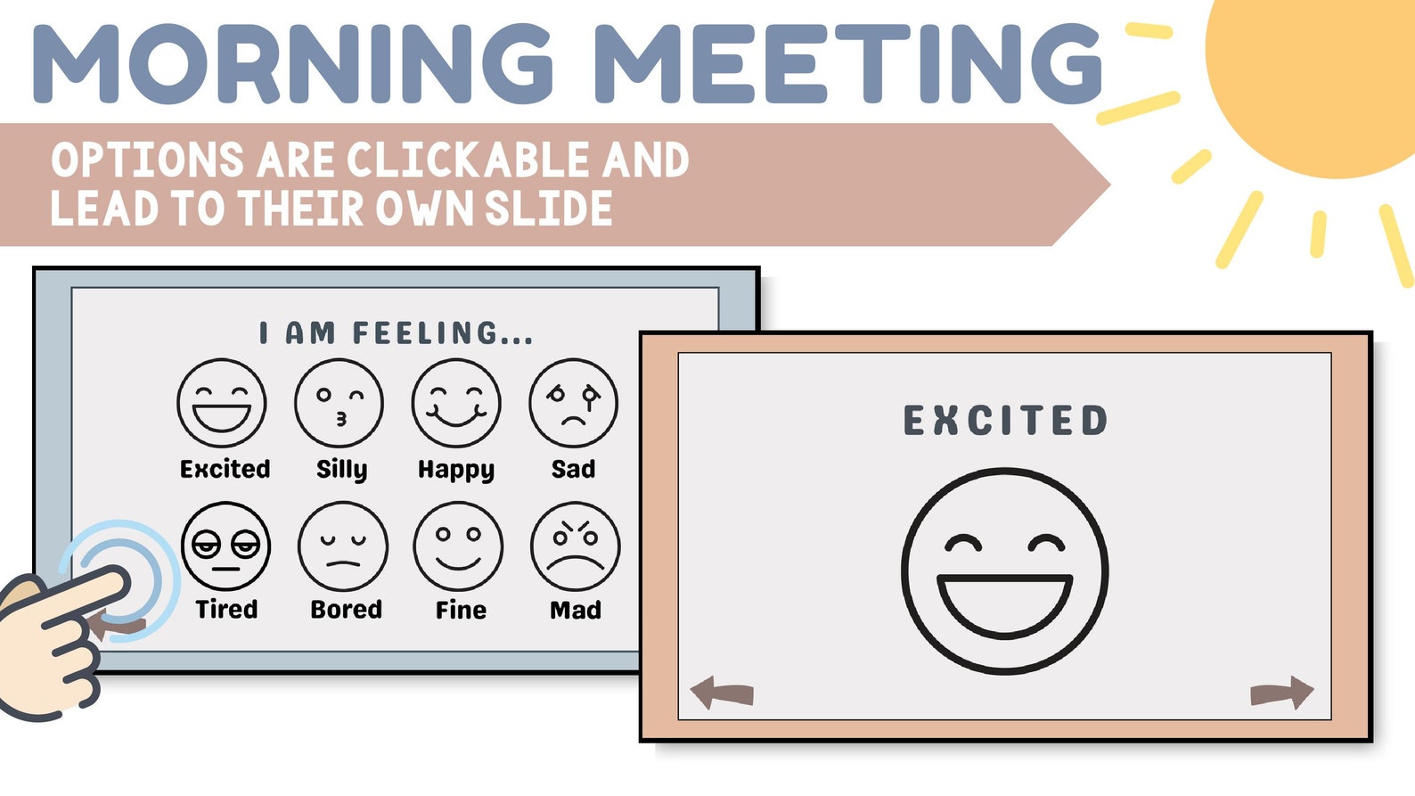 Morning Meeting Editable Google Slides | Boho-themed | for Special ...