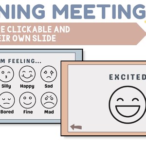 Morning Meeting Editable Google Slides | Boho-themed | for Special ...