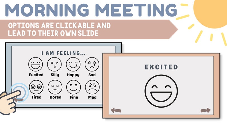 Morning Meeting Editable Google Slides | Boho-themed | for Special ...