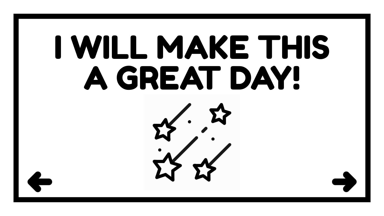 Animated Daily Affirmation Slides for Morning Meeting | Editable Google ...