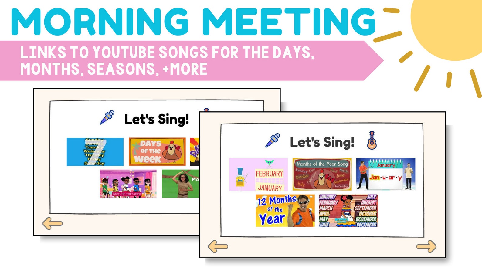 Morning Meeting Slides & Work for Special Education | Google Slides ...