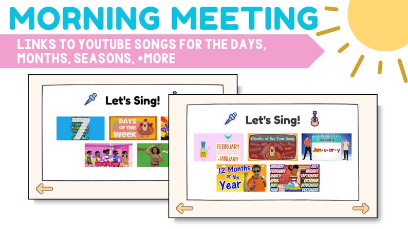 Morning Meeting Slides & Work for Special Education | Google Slides ...