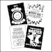 Positive Classroom Posters: Black & White Decor (PDF Download, Set of 8 ...