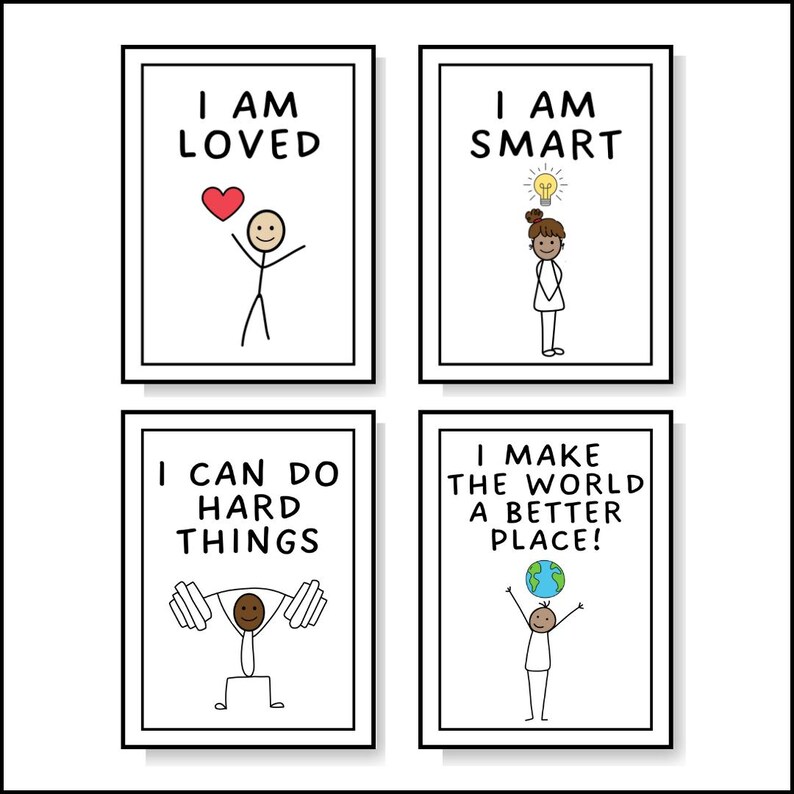 Positive Classroom Posters | Sped/elementary Classroom Decor | Stick ...