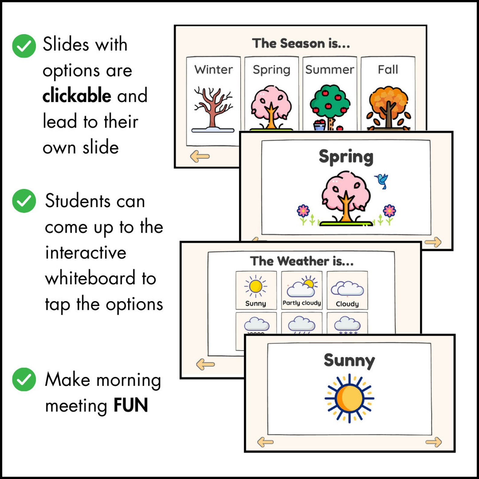 Morning Meeting Slides & Work for Special Education | Google Slides ...