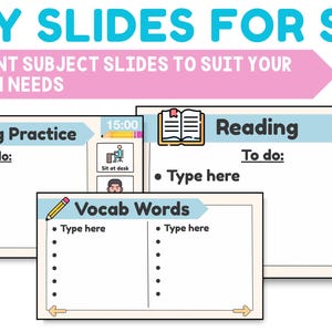 Daily Slides With Timers for Special Education | Editable Google Slides ...