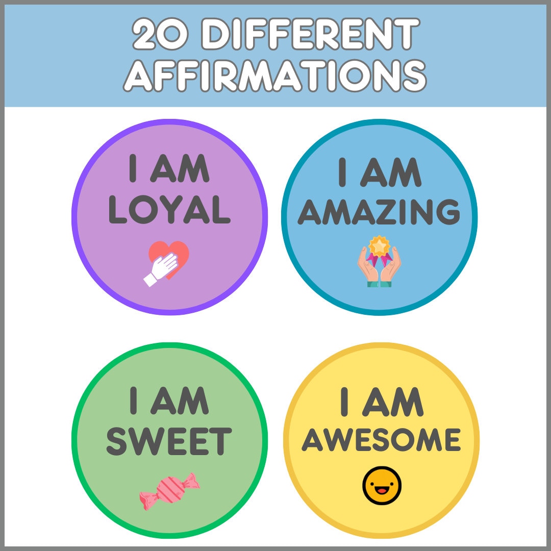 Daily Affirmation Station | Rainbow | Positive Classroom Decor - Etsy