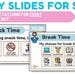 Daily Slides With Timers for Special Education | Editable Google Slides ...