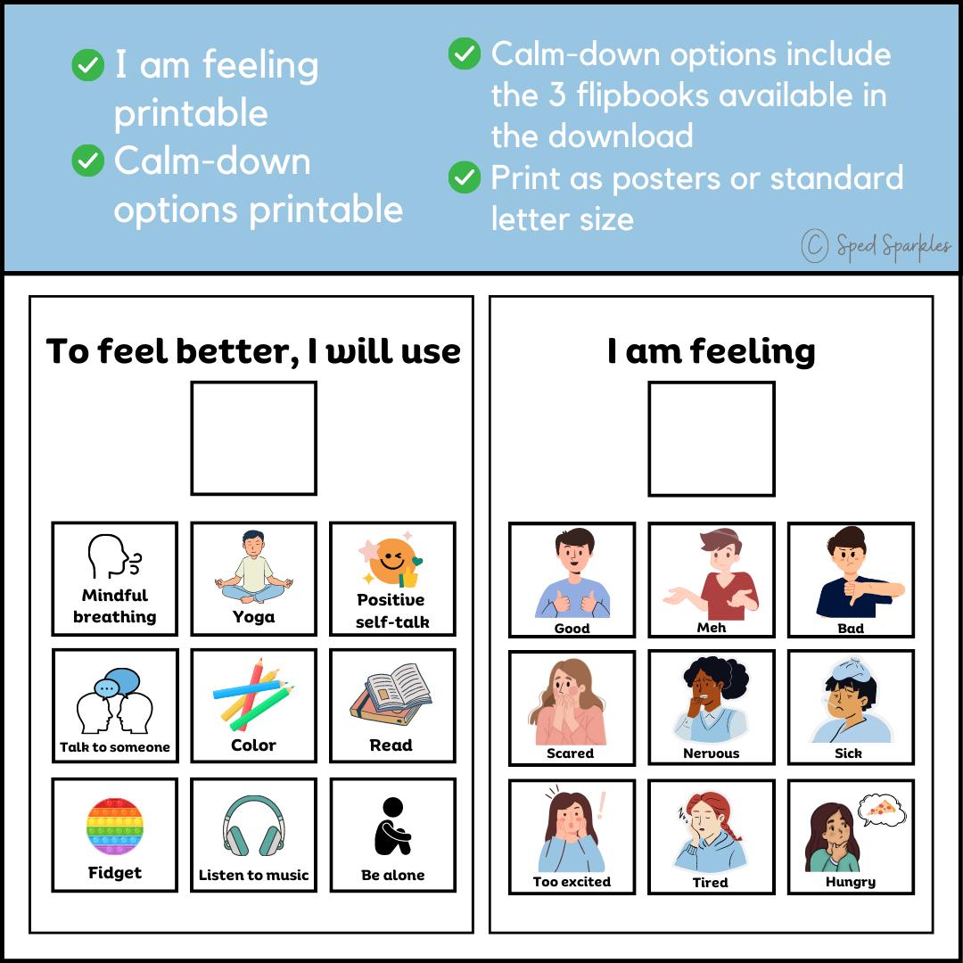 Calm Corner Kit for Special Education, SEL, Elementary - Etsy