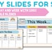 Daily Slides With Timers for Special Education | Editable Google Slides ...