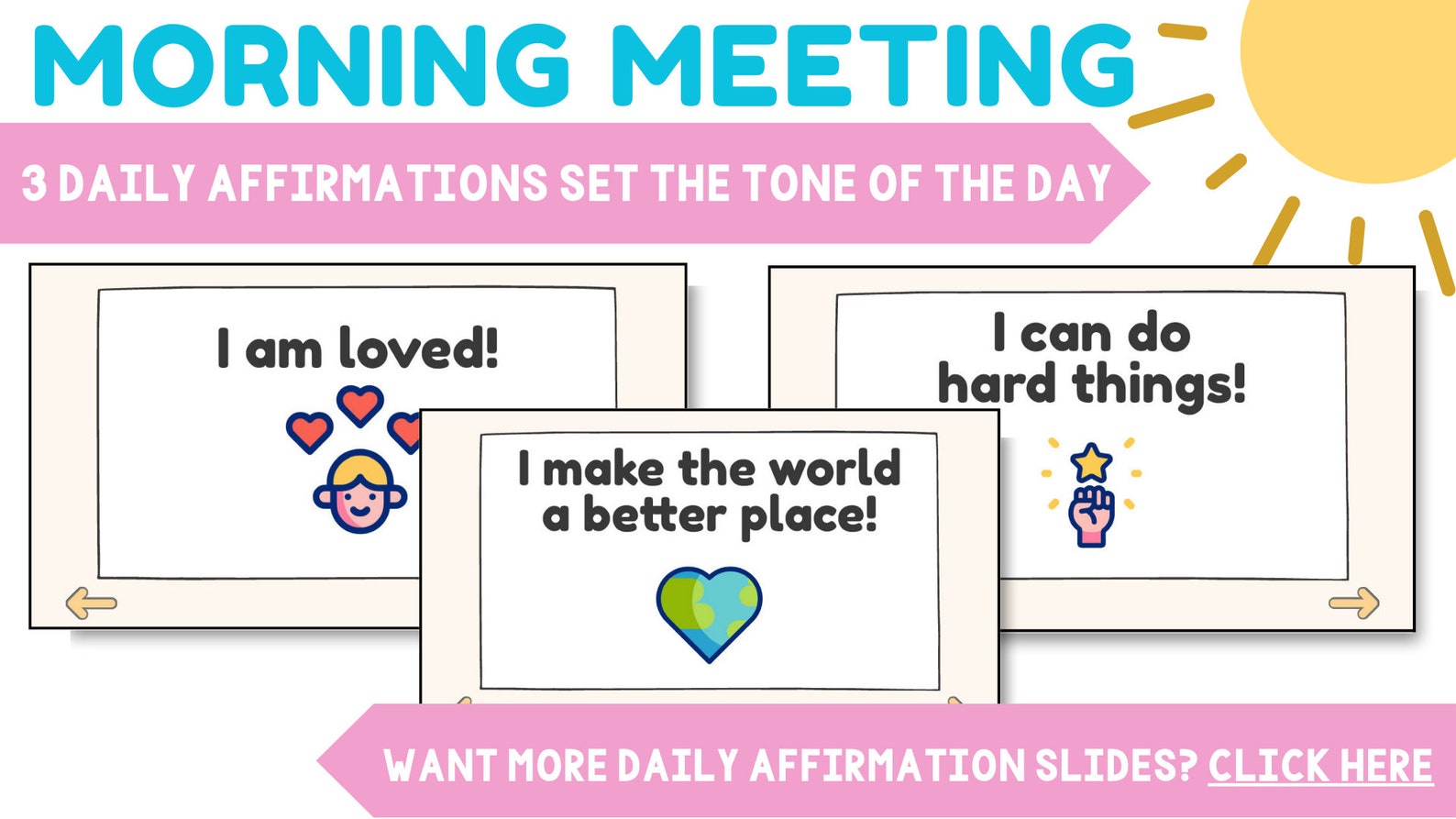 Morning Meeting Slides & Work for Special Education | Google Slides ...