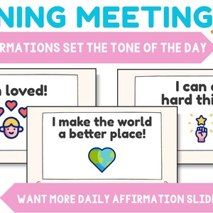 Morning Meeting Slides & Work for Special Education | Google Slides ...