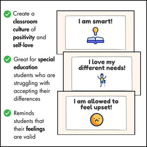 Animated Daily Affirmation Slides for Morning Meeting | Editable Google ...