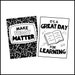 Positive Classroom Posters Classroom Decor EIGHT Black & White Posters ...