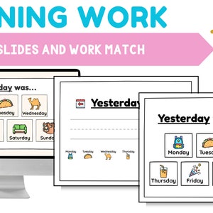 Morning Work for Special Education | Printable + Digital | Calendar ...