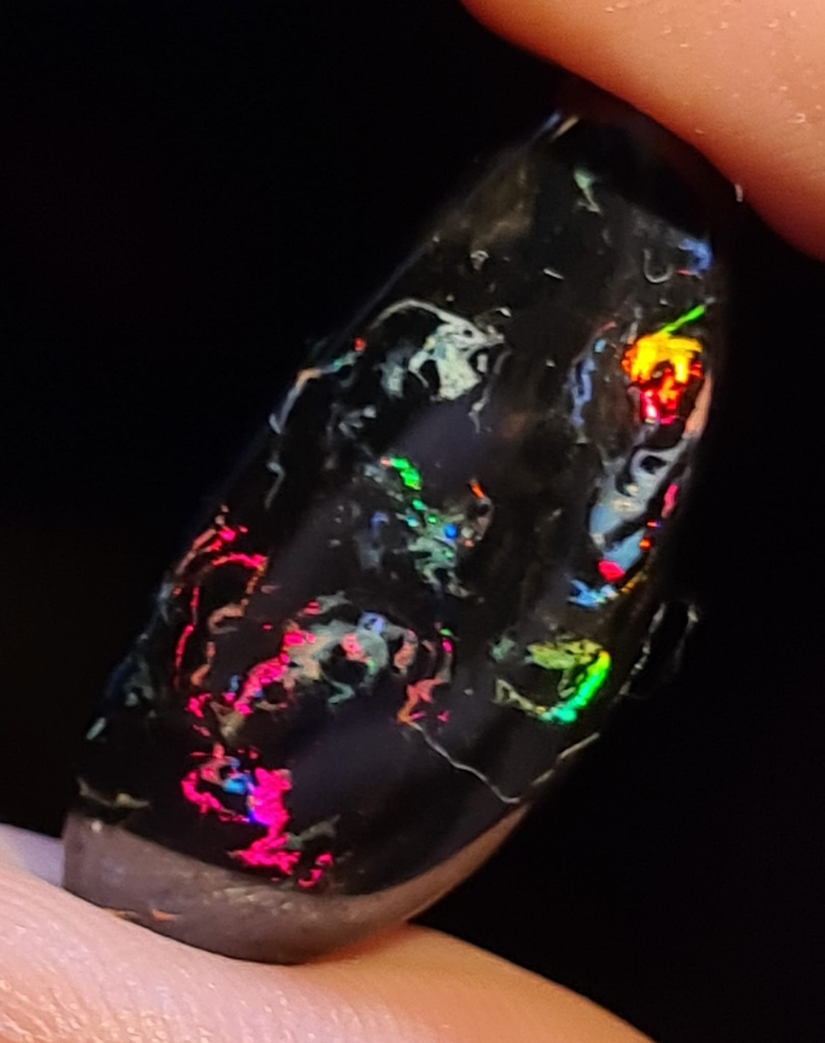 Fantastic Exceptional and Very Rare Black Boulder Opal From the ...