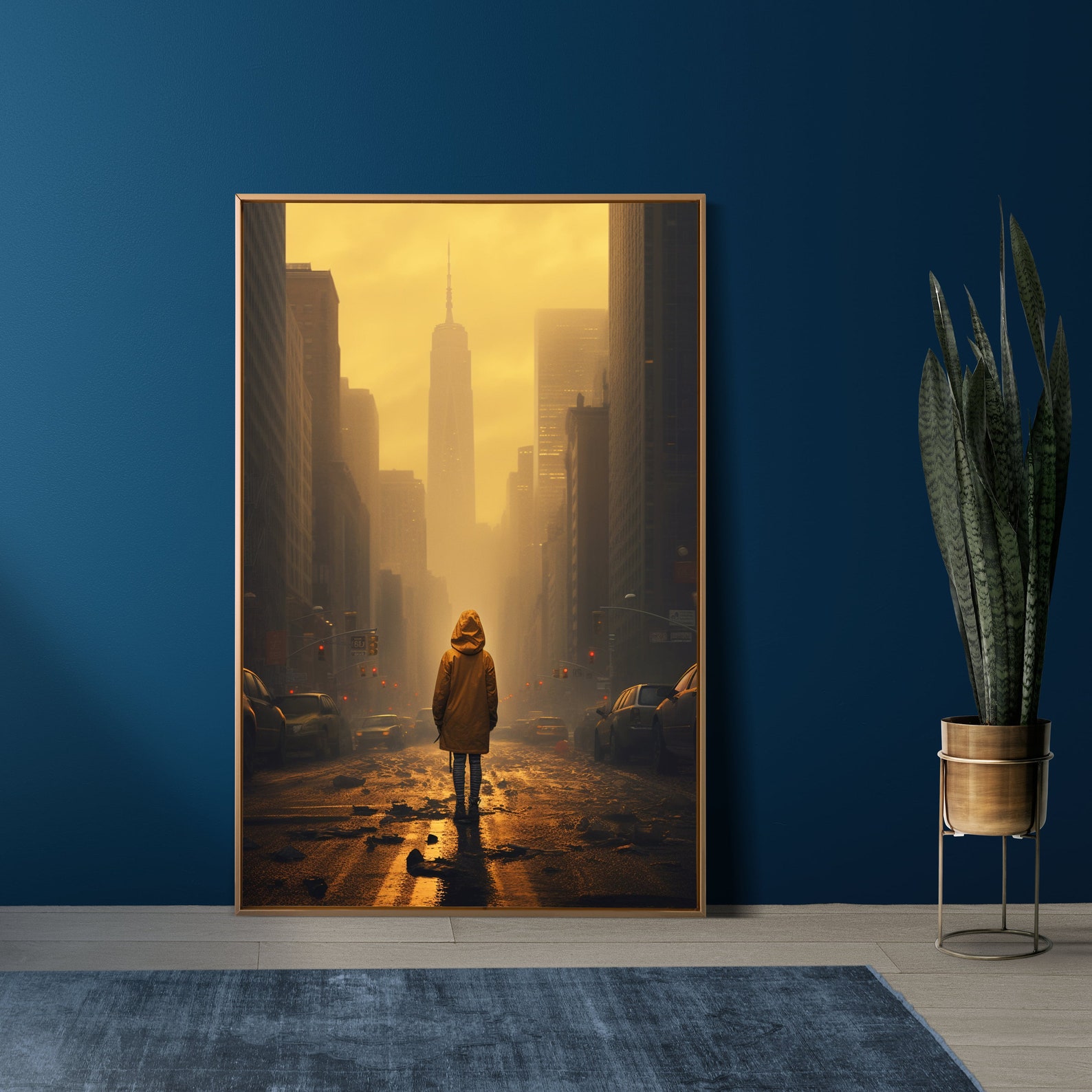 Sci-Fi Poster Fantasy Poster Dystopie Poster Urbane Wandkunst NYC ...