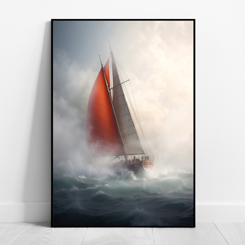 Sailing Poster - Etsy