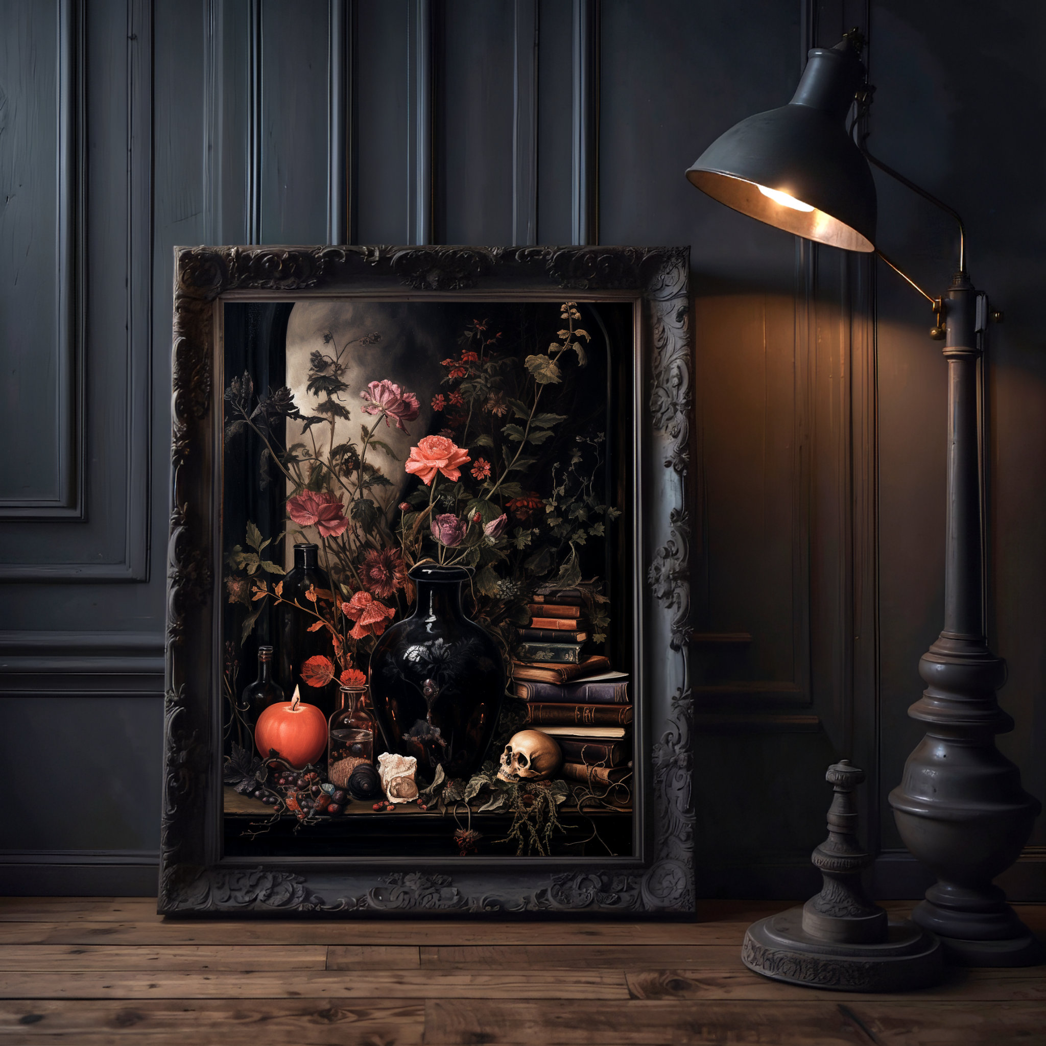 Gothic Poster Dark Academia Poster Cottagecore Poster Vintage Flower ...