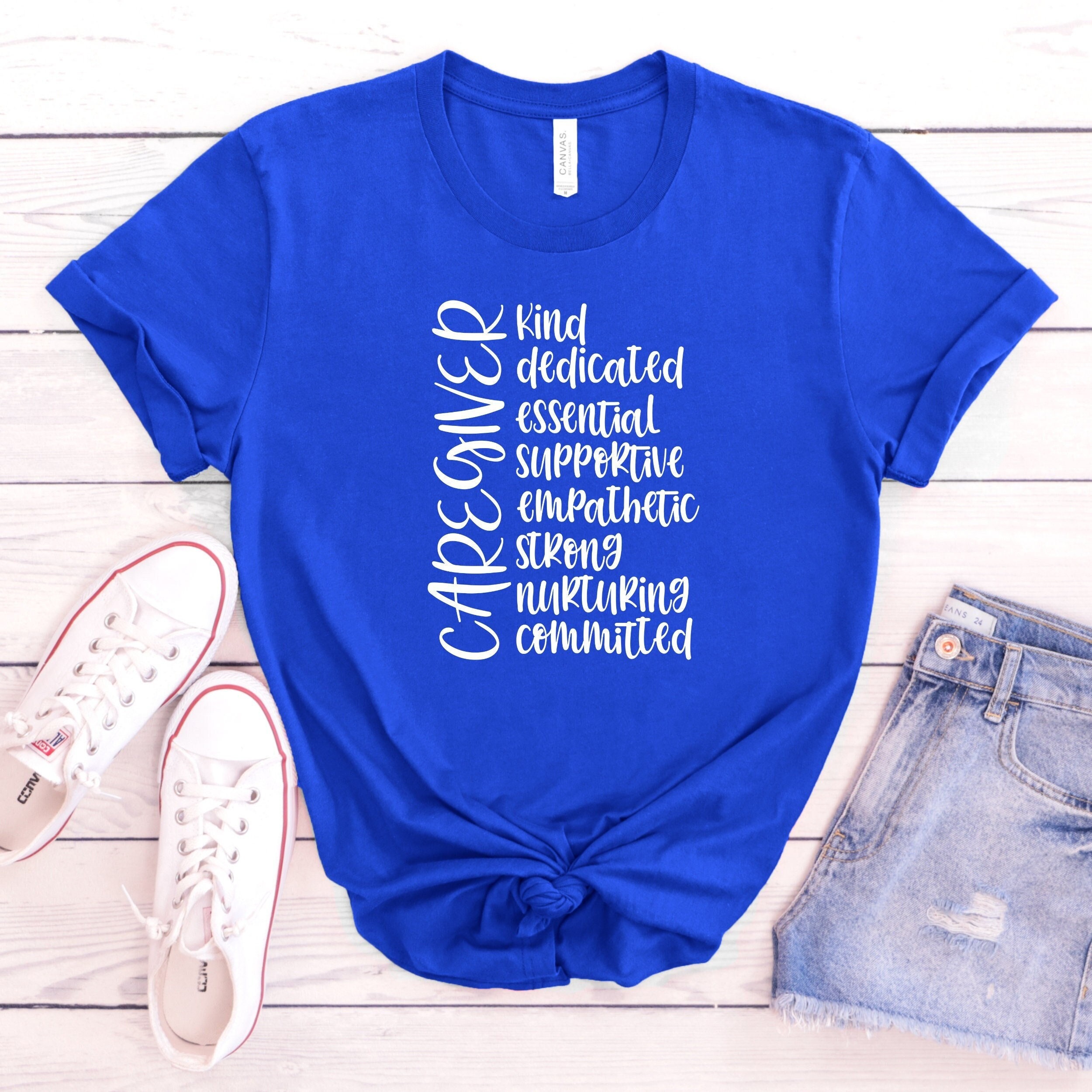 Caregiver T-shirt, Caregiver Shirt, Gift for Caregiver, Healthcare ...